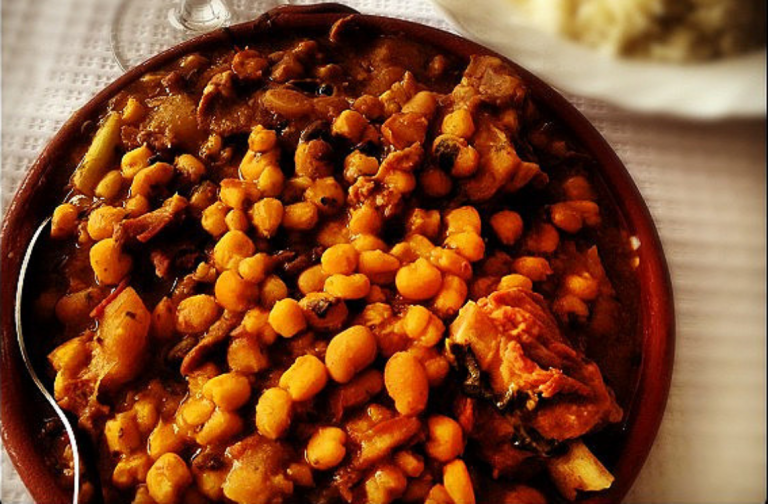 Receita típica de cachupa